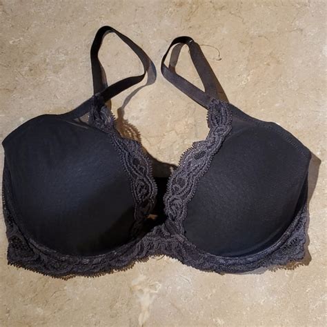 Natori Intimates Sleepwear Natori Gray Feathers Plunge Bra D Poshmark