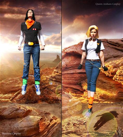 Androids 17 And 18 By Queen Azshara On Deviantart