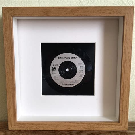 Shakespears Sister Youre History Real 45 Vinyl Framed Wall Art Etsy