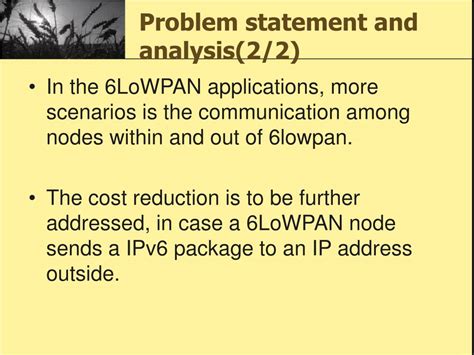 Ppt Header Compression For Communication Exceed 6lowpan Powerpoint