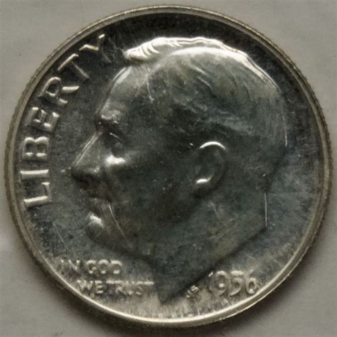 1956 P Roosevelt Dime 15 For Sale Buy Now Online Item 687180