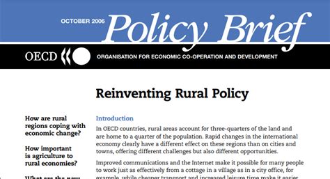 Cohesive Rural Policy Lens Aspen Institute Community Strategies Group