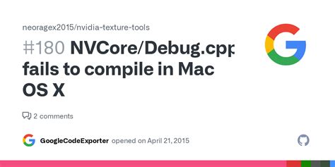 NVCore Debug Cpp Fails To Compile In Mac OS X Issue 180