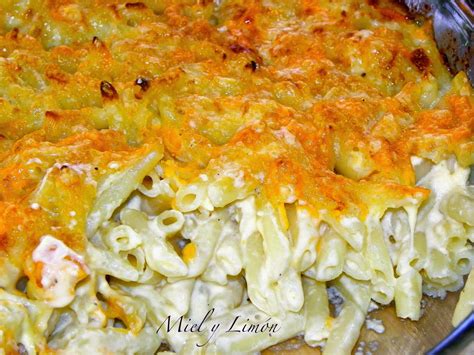 Miel y Limón Recetas MACARRONES con Queso