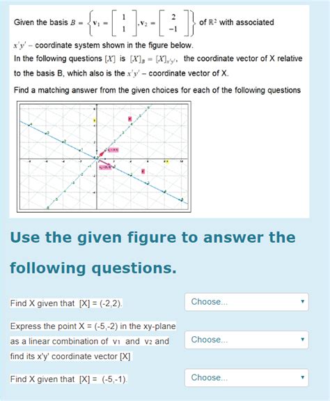 Solved Given The Basis B Given The Basis B Chegg