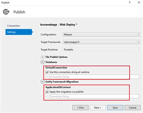 C Azure App Service Login Failed For User Connection String On
