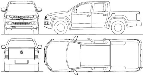 2010 Ford Super Duty Crew Cab Pickup Truck Blueprints Free