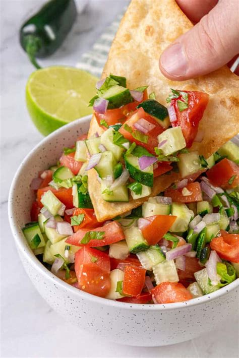 Cucumber Salsa Food Faith Fitness