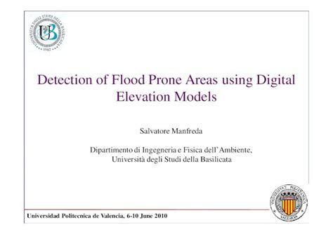 Pdf Detection Of Flood Prone Areas Using Digital Elevation Models