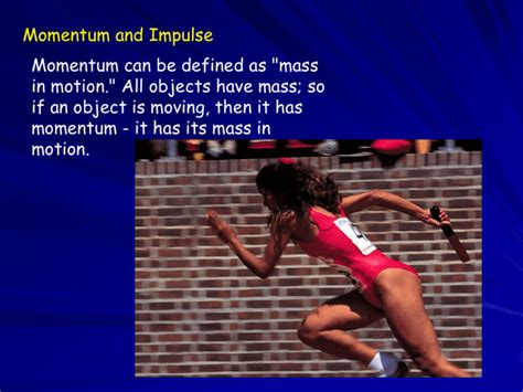 Momentum Mass Velocity