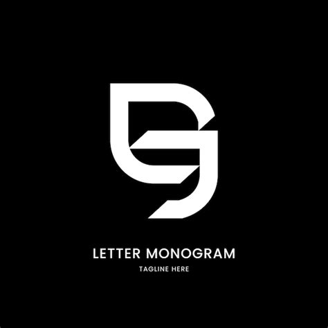 Premium Vector Cg Monogram Flat Vector Logo