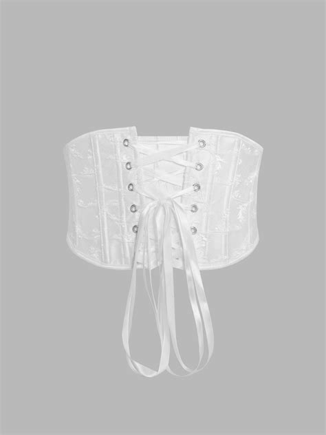 Lace Up Corset Belt Cider