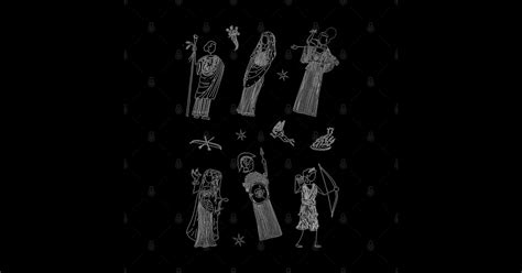 Greek Myth Comix The Gods Sticker Pack 1 Greek Gods Sticker