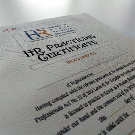 Practicing Certificate Ihrm