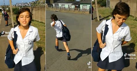 White Schoolgirl In Kzn Township Has Mzansi Loving Her Durban Man