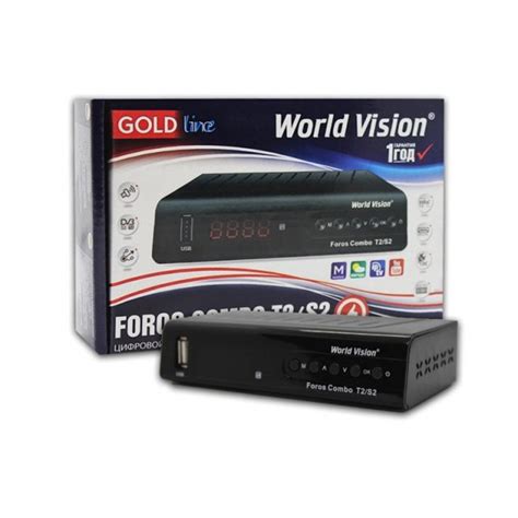 Ресивер World Vision Foros Combo S2/T2/C спутниковый и Т2 тюнер ...