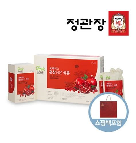 [정관장] 굿베이스 홍삼담은 석류 50ml X 30포 쇼핑백포함 Hsh 티몬