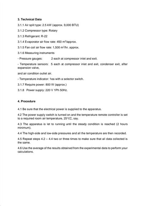 Solved EXPERIMENT SPLIT TYPE AIR CONDITIONER SYSTEM Aim Chegg
