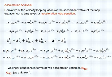 Displacement And Velocity Of Coupler Point C F