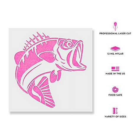 Largemouth Bass Stencil