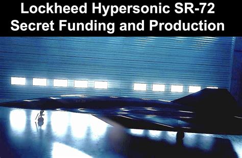 Aviation Week Believes Secret Sr 72 Plane Is In Production At Lockheed