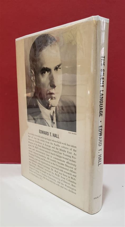 The Silent Language Edward T Hall First Edition