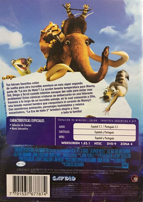Ice Age The Meltdown La Era Del Hielo Dvd F Lmico