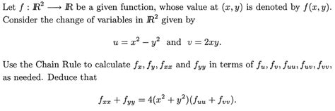 solved let f r 2 rightarrow r be a given function whose