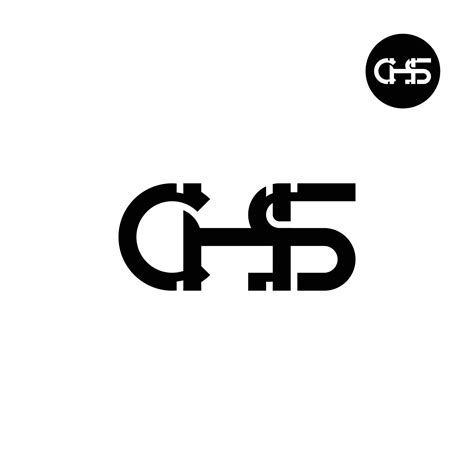 Letter Chs Monogram Logo Design 27844289 Vector Art At Vecteezy