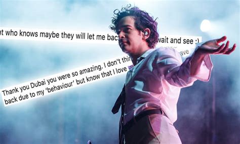 Matty Healy Kissed A Male Fan In Dubai And Fans Are Going Wild This