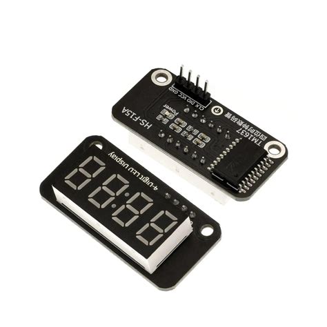 Tm1650 4 Digit Led Rtc Digital Tube Display Module
