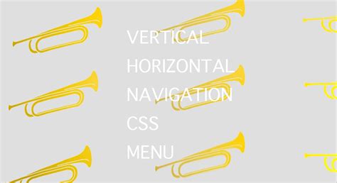 Original Vertical And Horizontal Navigation Css Menus