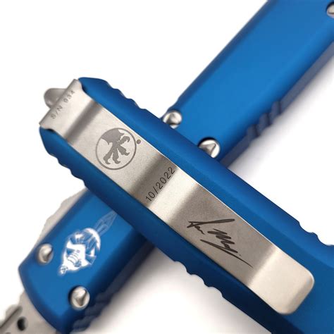 Microtech Ultratech 119w 10bls Blue Stonewash Warhound