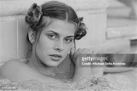 German Actress And Model Nastassja Kinski With Flowers In Her Hair
