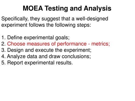Ppt Multiobjective Evolutionary Algorithms Performance Evaluation