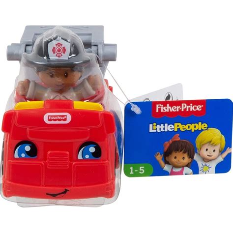 Mattel Little People Vehicle And Shape Firefighter Fire Truck Ggt33