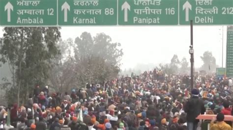 Indian Farmers March On Delhi To Protest Unfulfilled Demands Peoples