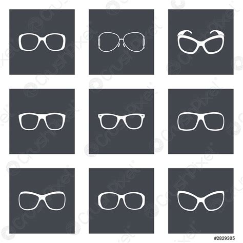 Glasses And Sunglasses Stock Vector 2829305 Crushpixel