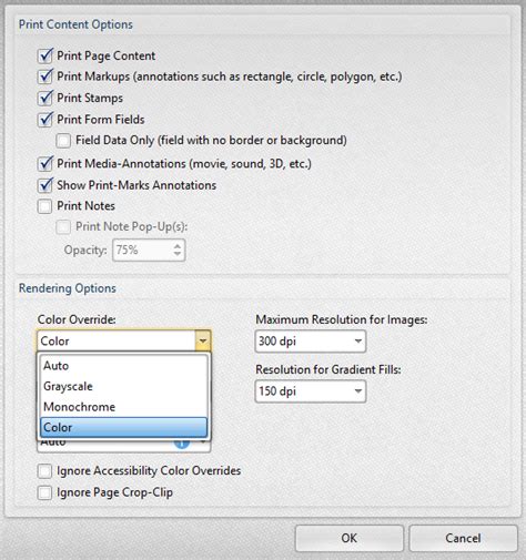 PDF XChange Co Ltd Knowledge Base I Have A Problem With Printing In Color With The Editor