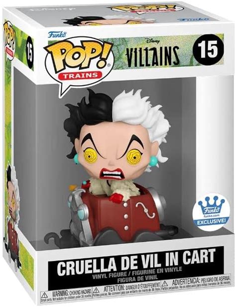 Funko POP Disney Villains Trains Cruella De Vil In Cart Shop Exclusive