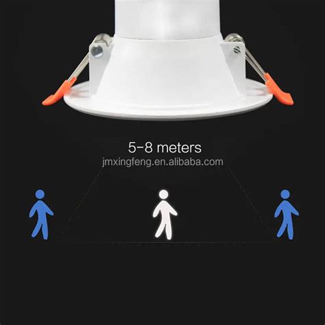 Human Body Sensor Downlight Led Radar Sensor Sound Control And Light Control Downlight Infrared