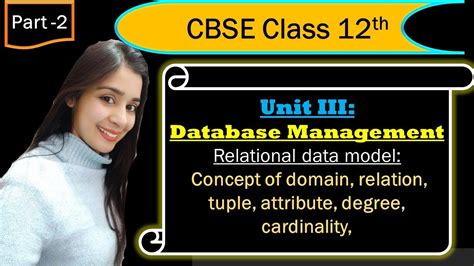Relational Data Model Concept Of Domain Relation Tuple Attribute