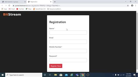 Bitstream Live Online Classes Manage Groups Manage Students