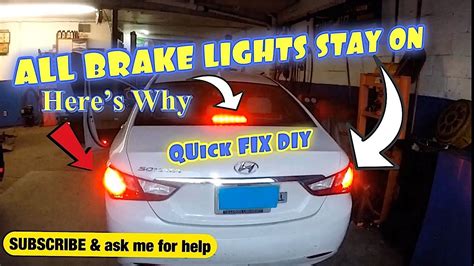 How To Fix Brake Lights That Stay On Homeminimalisite