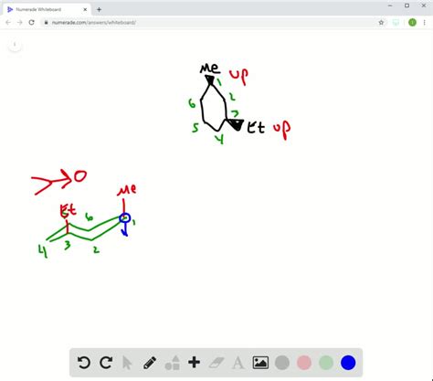 Solvedfor The Following Compound Draw The Most Stable Chair
