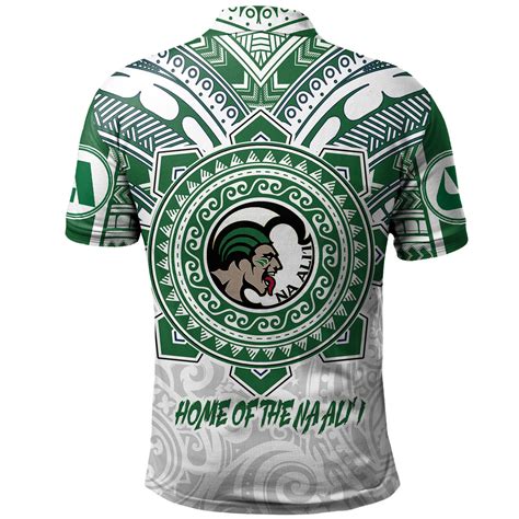Hawaii Polo Shirt Custom Aiea High School Home Of The Na Alii Tribal Style