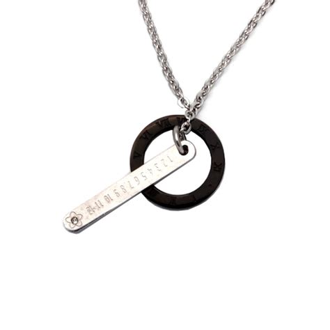 羅馬數字環墜含鍊 Ar Style 亞羅飾品批發 台南飾品 鋼飾批發 鋼戒 鋼手鍊 鋼項鍊 鋼墜 耳環 團體客製商品