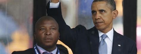 Sign Language Interpreter At Mandela Memorial Says He Was Hallucinating