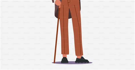 19 세기의 우아하고 자랑스러운 남자 프록 코트를 입은 영국 빅토리아 시대 신사 지팡이를 짚고 있는 모자 흰색 배경에 고립된 빈티지 의상을 입은 남성 캐릭터 만화