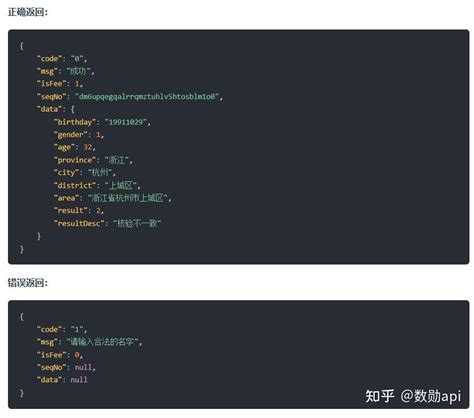 身份证实名认证api接口要如何对接？ 知乎
